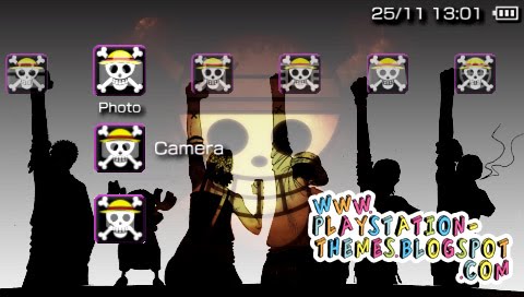PLAYSTATION GAME: OnePiece 500 PTF - PSP Theme by force Ri