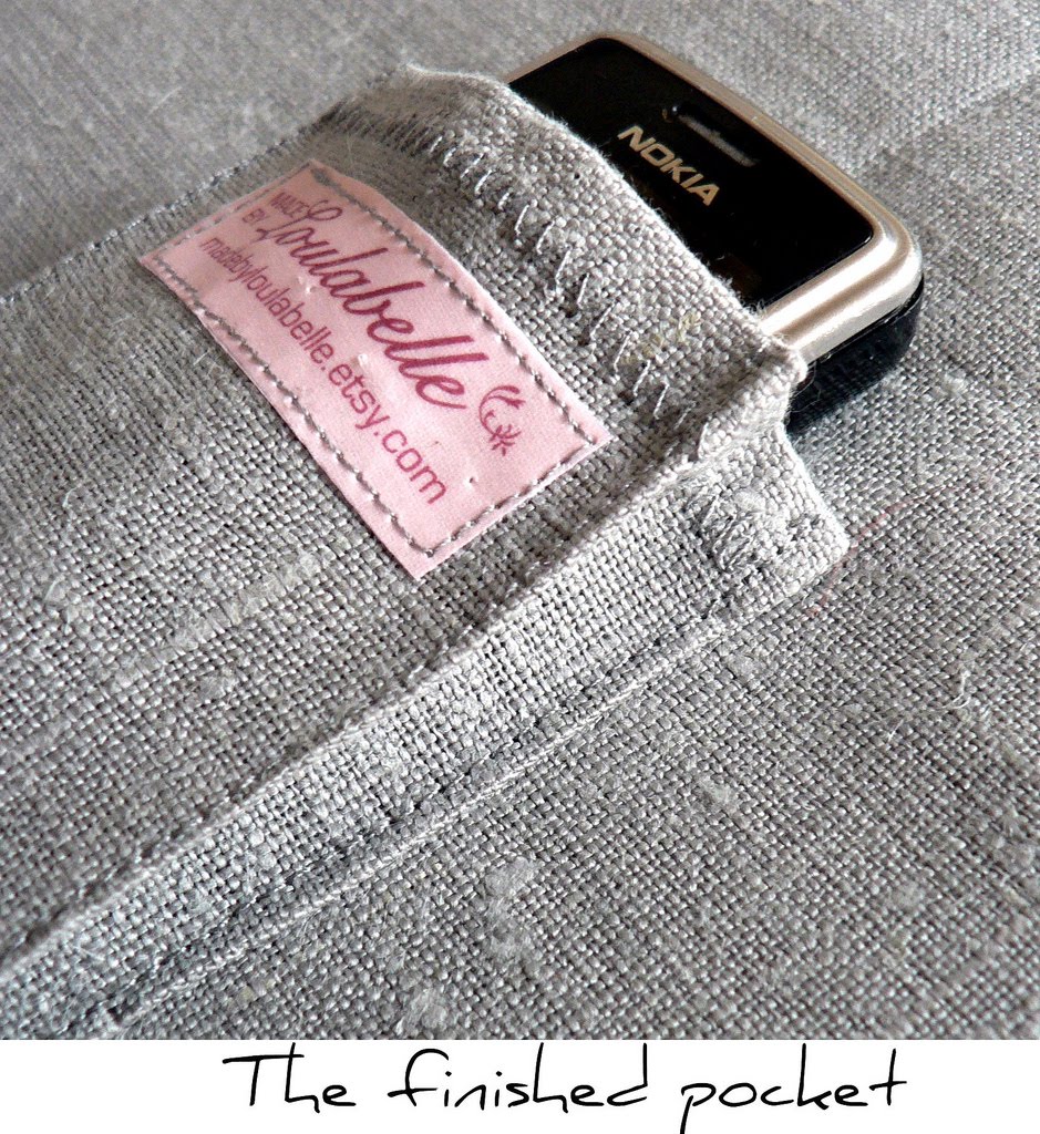 madebyloulabelle: Tutorial Tuesday: Mobile Phone Pocket