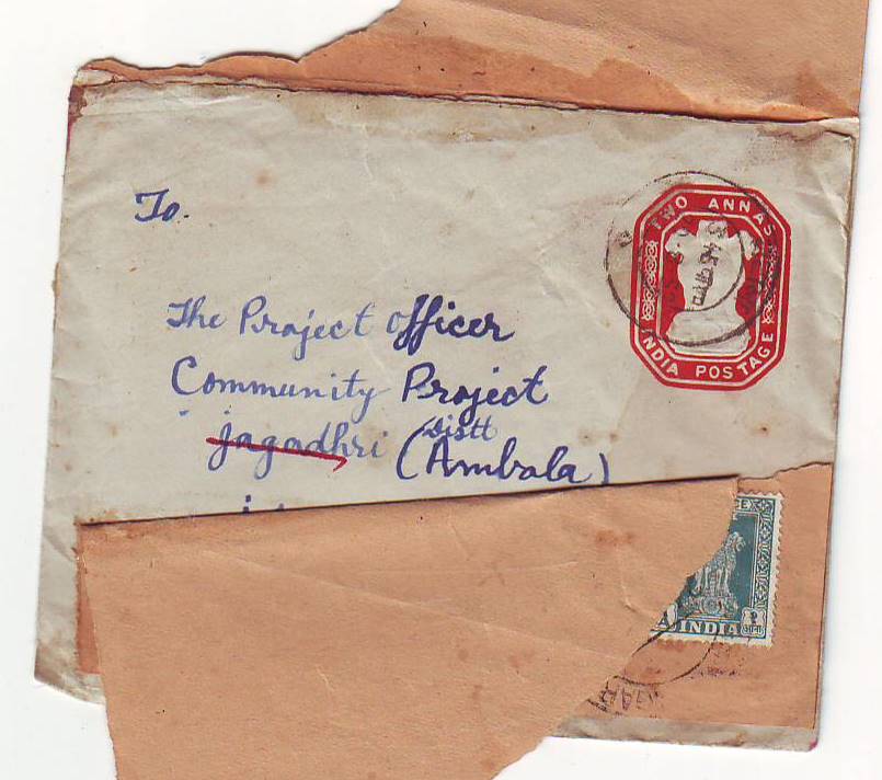 Rare Indian Collectibles: 1952 Indian Service Envelope - OPGS ( On ...