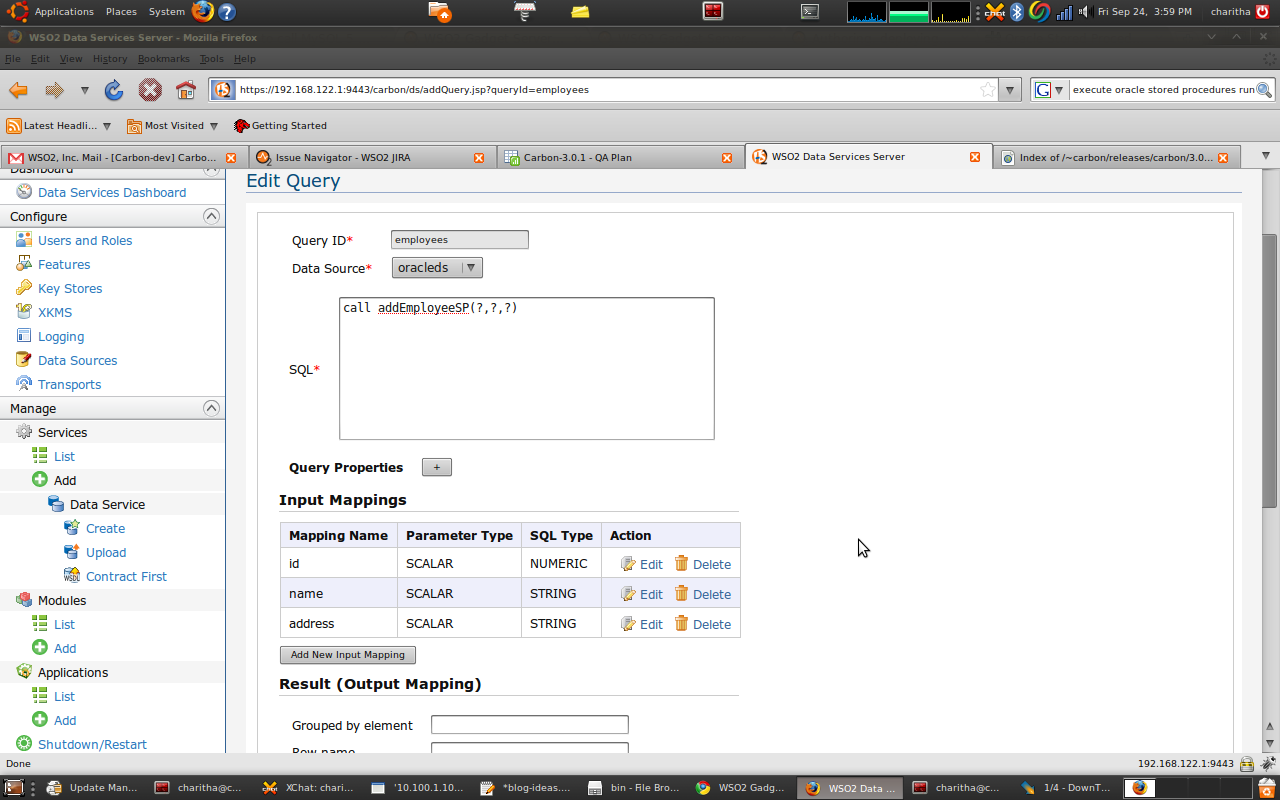 How To Call Oracle Stored Procedures From Data Services