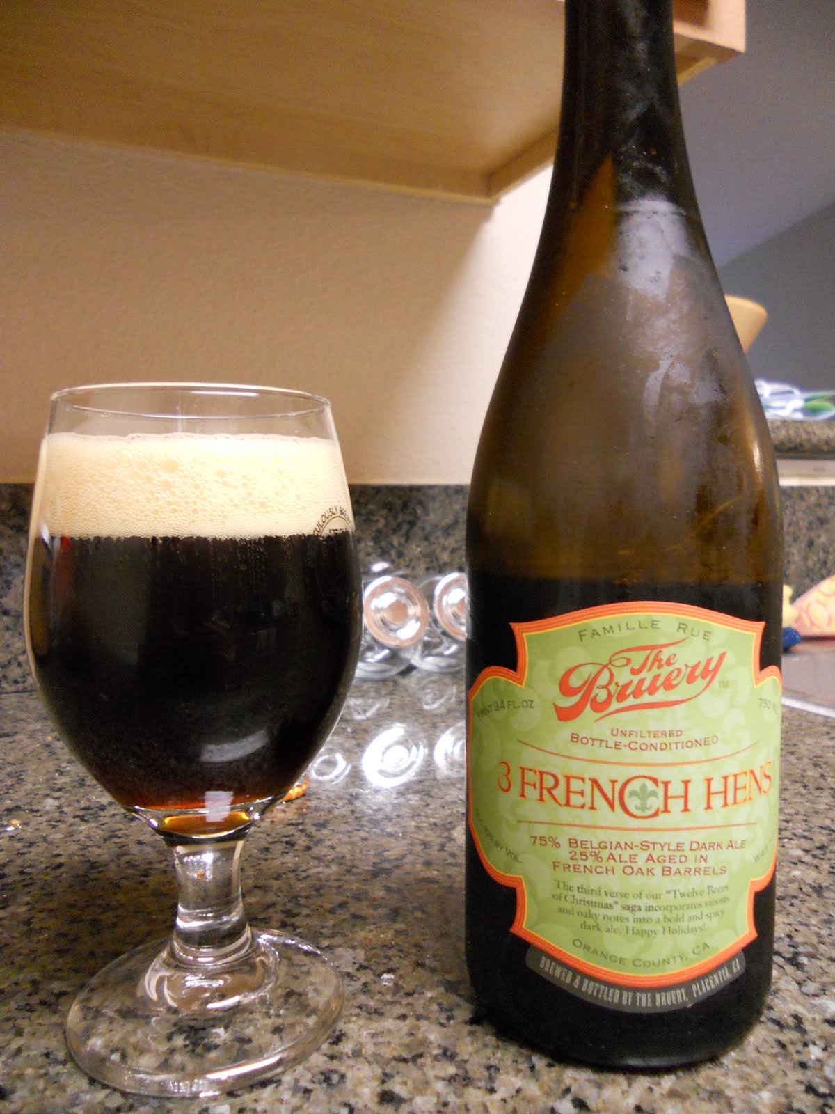 Walker's Top Beers: The Bruery - 3 French Hens