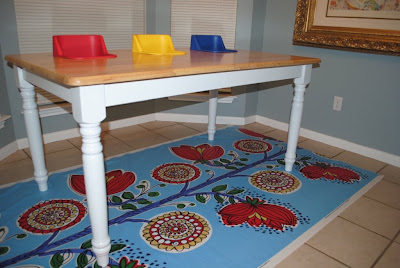 Our Fabulous Life With Four: Our Triplet Feeding Table!