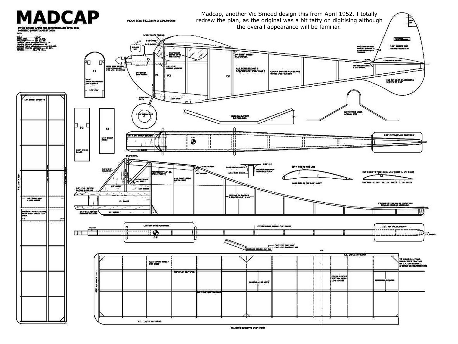 Volar Libremente - Free Flight Models Airplanes: MADCAP de Vic Smeed ...