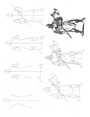 Learn To Draw Knights: How To Draw Standing Knight