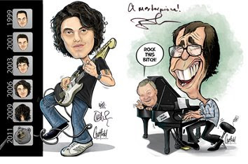 Kung Pau Take-Out: John Mayer: Cartoon