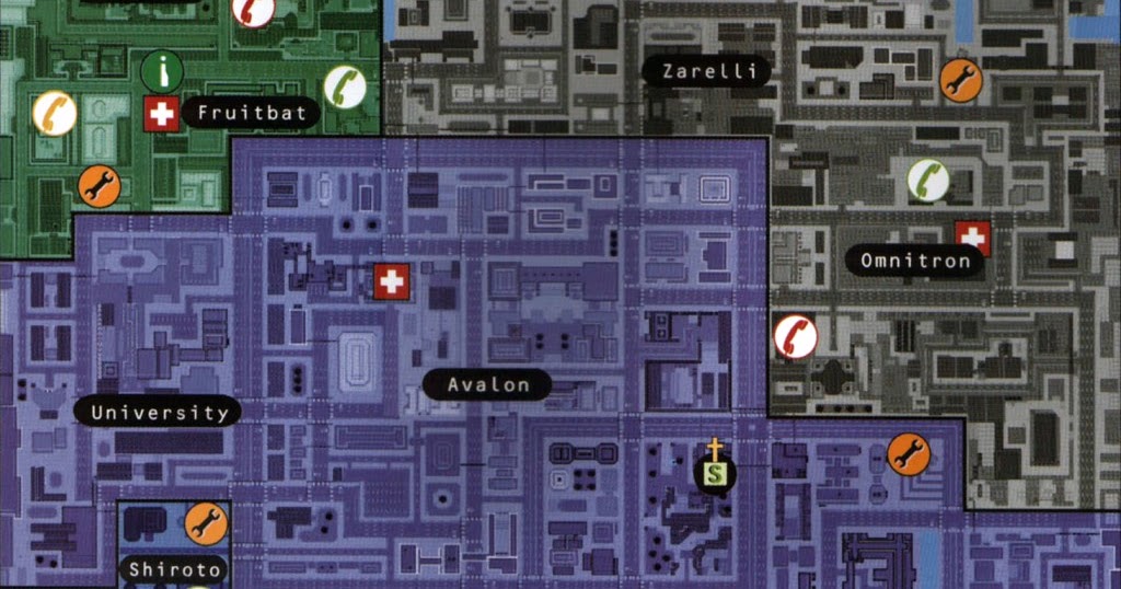 Gta 2: GTA 2 Downtown Map