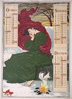 japonisme: another 1897 poster calendar (the calendars)
