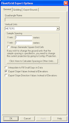 dominoc925: Create Slope or Slope directions ESRI ArcGrid ASCII files ...