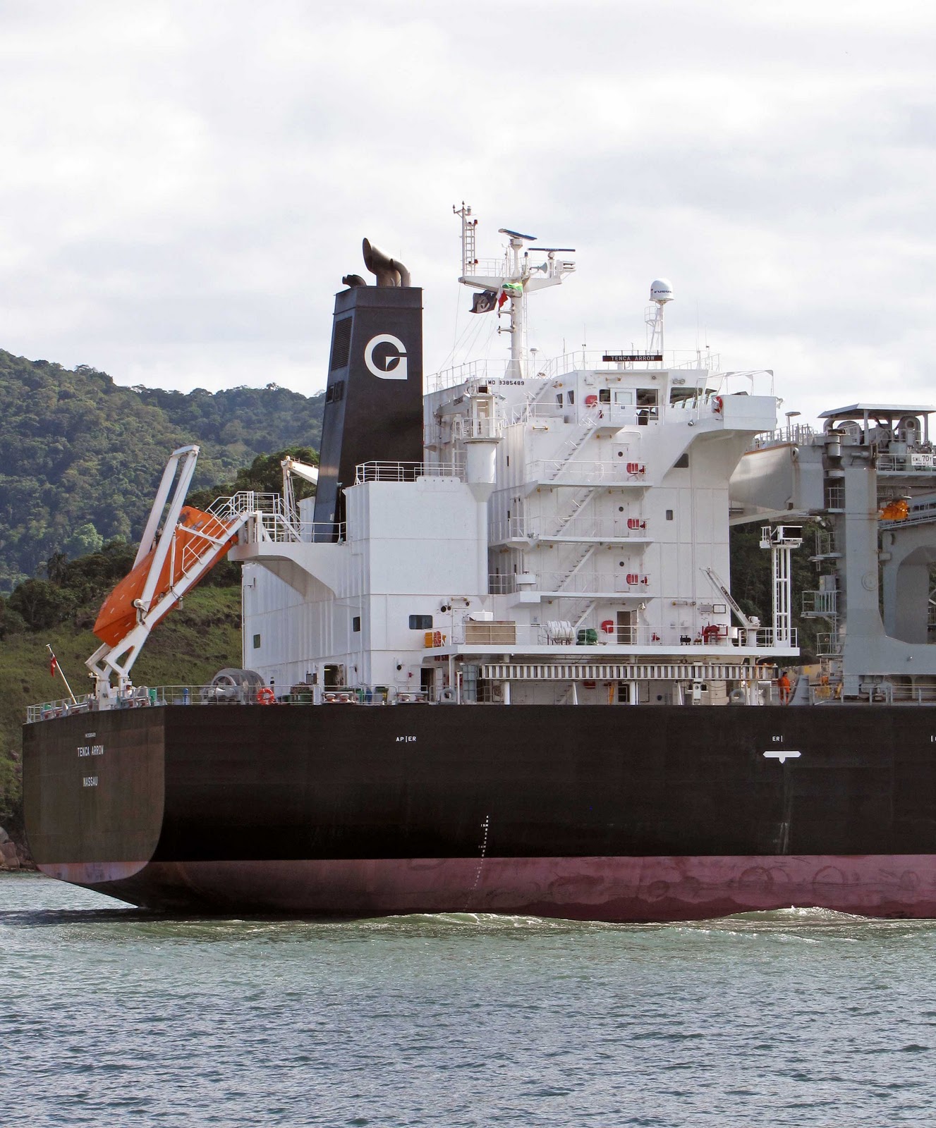 Santos Shiplovers: M/V Tenca Arrow / C6YC3 - Uma nova geração de box ...