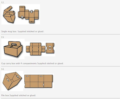 Manufacturing: DIE CUT BOXES STYLE