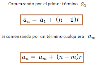Álgebra: Progresiones aritméticas