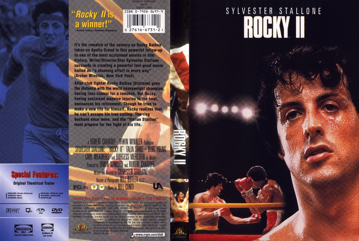 Catálogo Virtual de Dvd: Rocky 2 - A Revanche ( 1979 )