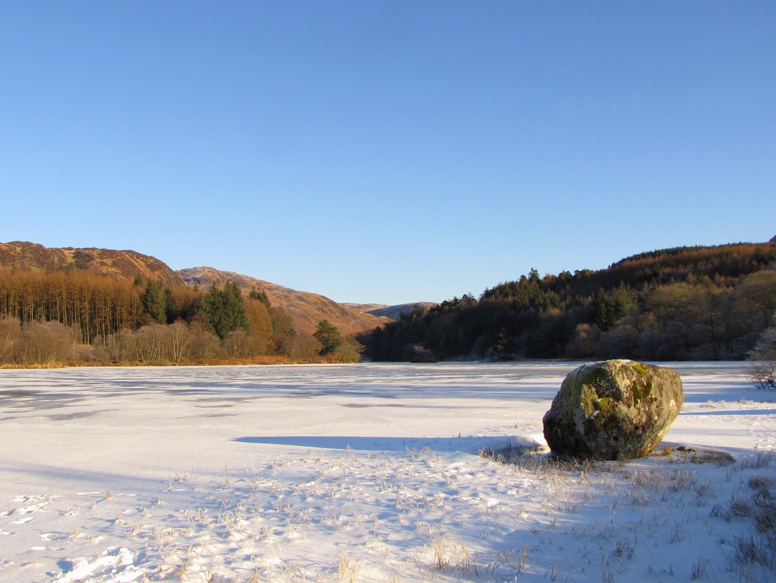 The Glebe Blog: Winter Solstice 2010-Stroan Bridge to Loch Trool Recce