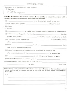 ACE Pace Samples: ACE Pace Samples - Grade 8 Science