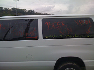 Ragnar Relay - DC: Van decorations