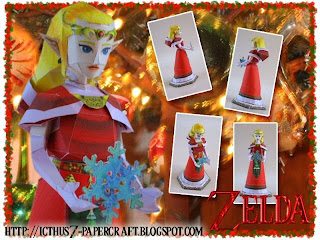 Icthus7 Papercraft: Navidad con Zelda - Christmas with Zelda.