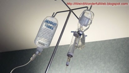 Weird Wonderful Web: AV drip instead of IV drip