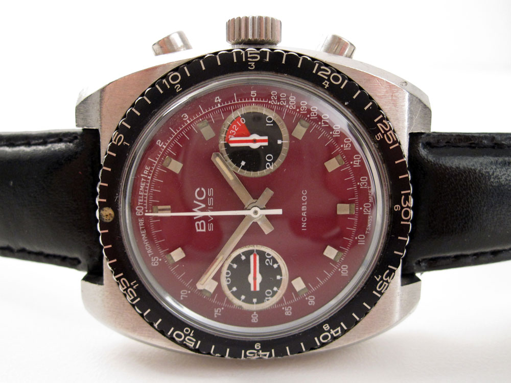 Vintage chronographs: 1970's BWC chronograph with Valjoux 7733 movement