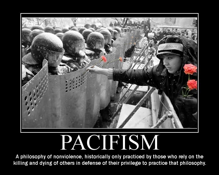 For A Better World: HIDING BEHIND PACIFISM