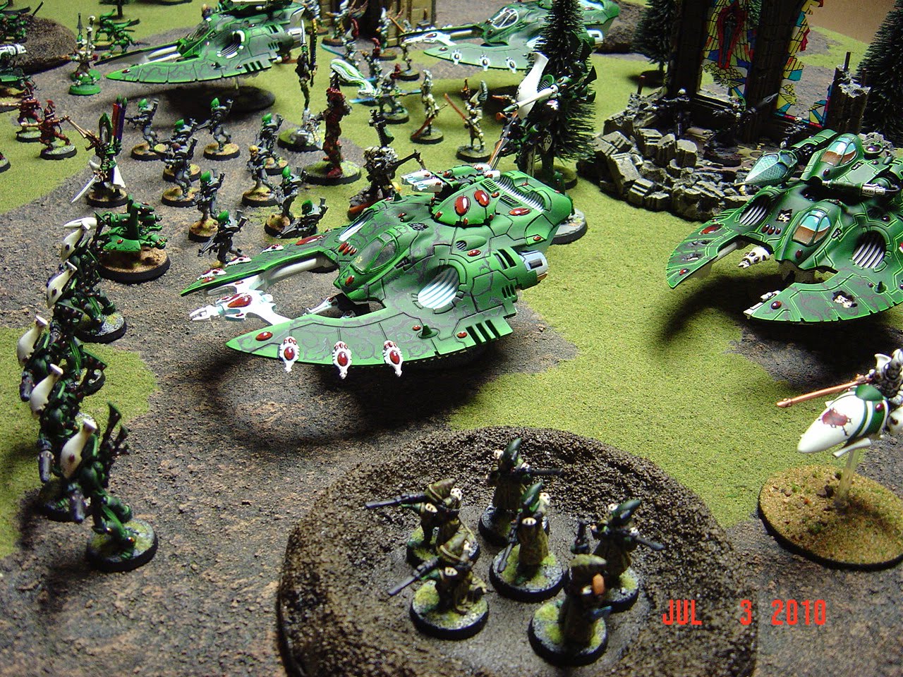 Team Snake Eyes: Army Showcase - Ol' Seth's Biel Tan Eldar Host