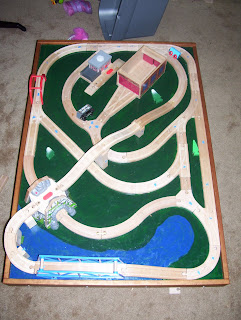 The Ready Room: Wooden Train Layout