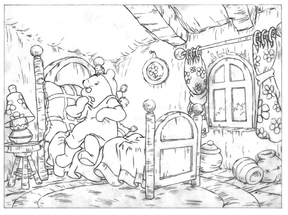 Winnie the Pooh by PANAYOTOPOULOS: "Wake up Winnie"