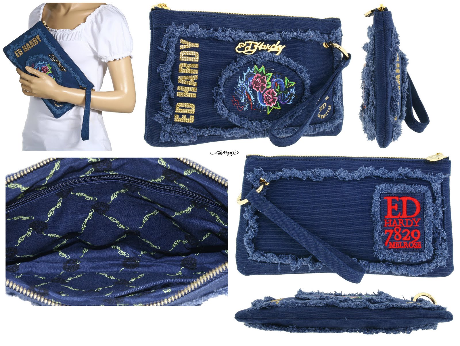 ~Strawberry-Tags International Pre-Order~: Ed Hardy® Frayed Patch ...