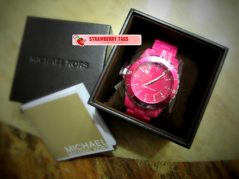 ~StrawBerry TaGs~: Michael Kors Bracelets Date Window Pink Dial Women’s ...