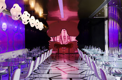 Best Interiors: Pop Art Interior Design of Majik Cafe by Karim Rashid