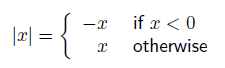 Latex examples: Conditional function