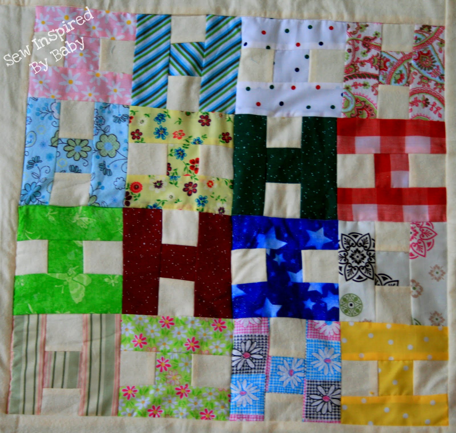 Sew Inspired By Baby: H Block Quilt Reveal