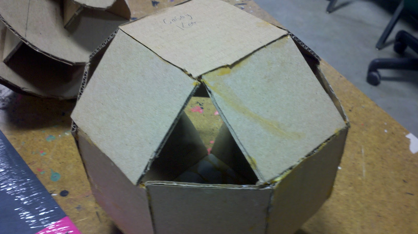 The WASH blog with Casey Keen: Cardboard "Spheres"