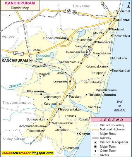 Indian News Reader: Tamil Nadu Tourism - Kanchipuram