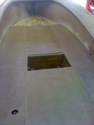 1981 23' Fish Nautique Restoration: NIDA-CORE Deck is done.....