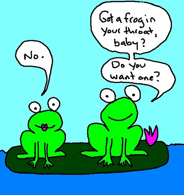 Sad Clown: Frog Pick-up Line