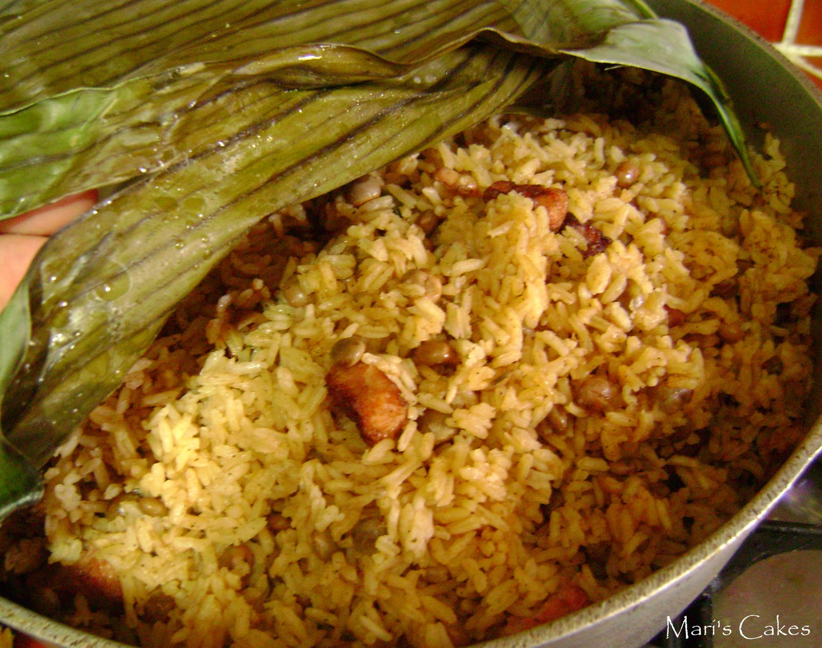 Moro de Guandules o Arroz con Guandules | Mari's Cakes