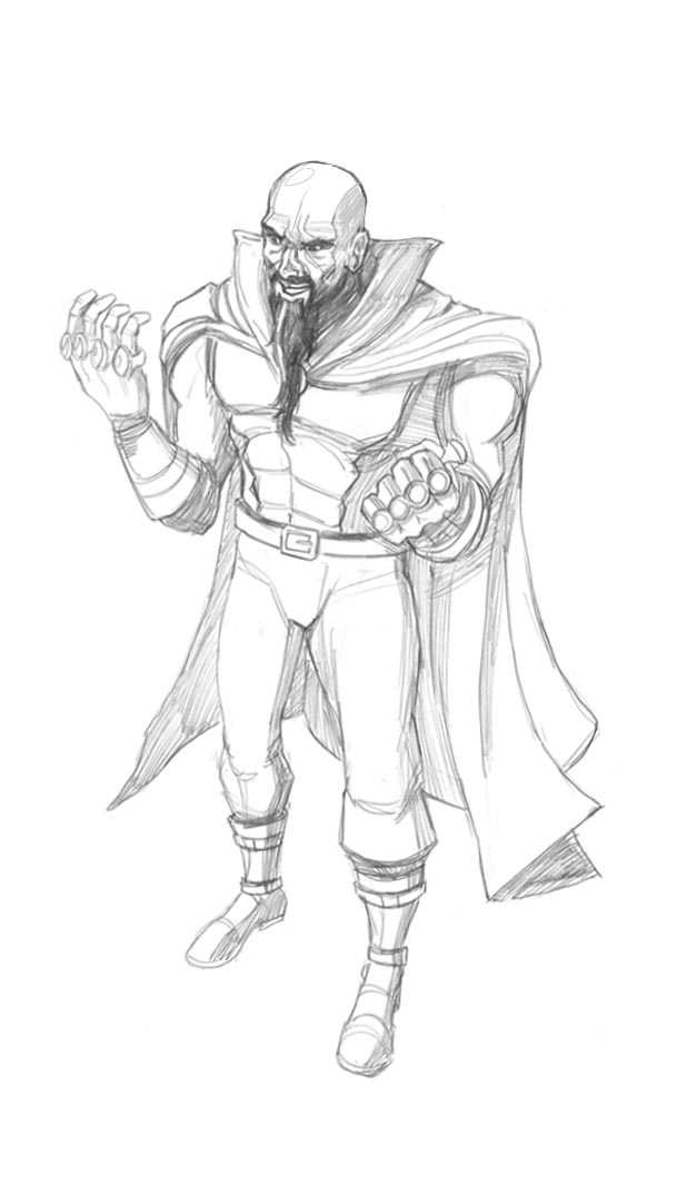 Ron's Sketchbook: Marvel One-A-Day - Day 70: Mandarin