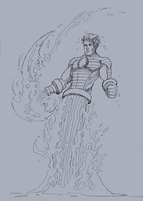 Ron's Sketchbook: Marvel One-A-Day - Day 72: Hydro-Man