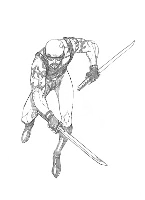 Ron's Sketchbook: Marvel One-A-Day - Day 88: Blade