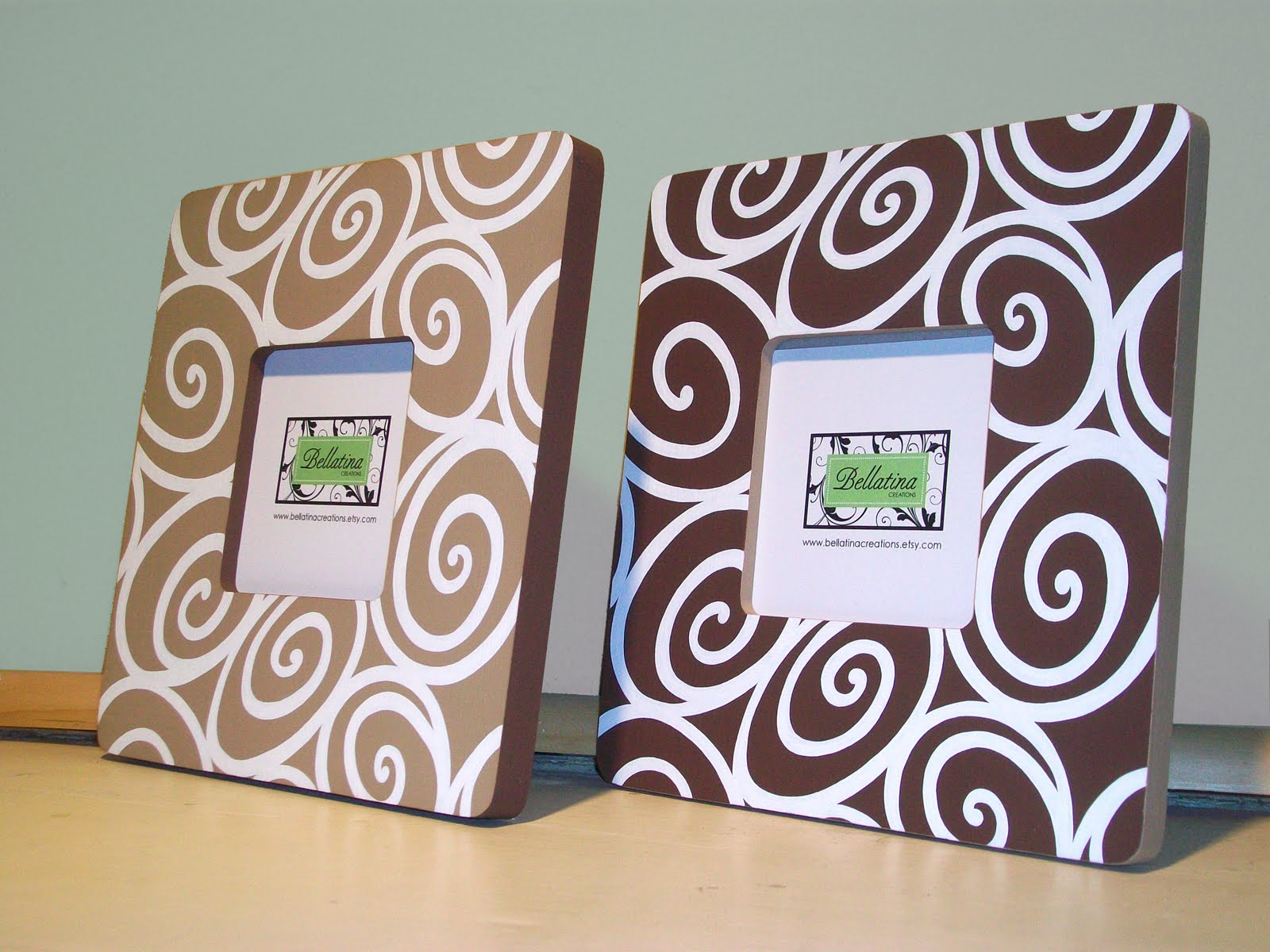 Bellatina Creations: Swirl Frames
