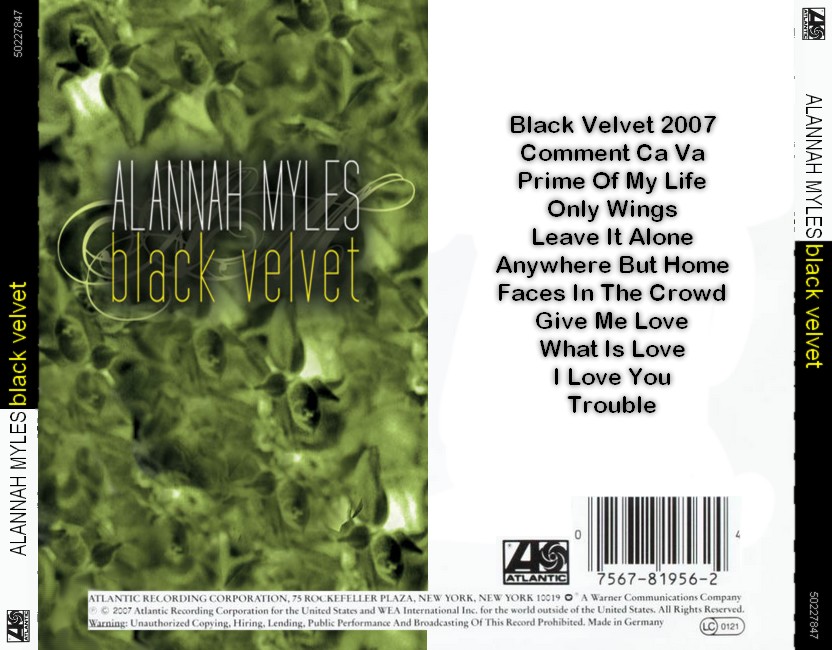 CD / DVD REVIEWS :: Alannah Myles "Black Velvet" 2008.CD