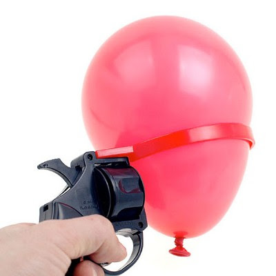 TYWKIWDBI ("Tai-Wiki-Widbee"): Russian roulette balloon gun