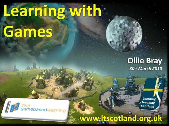 Presentation: Bringing Serious Games Into The Classroom