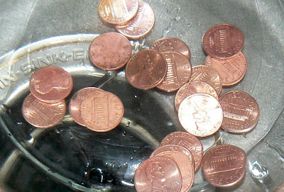 Having Fun at Home: Cleaning Pennies