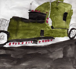 Legszebb gyermek rajzok: Kamion