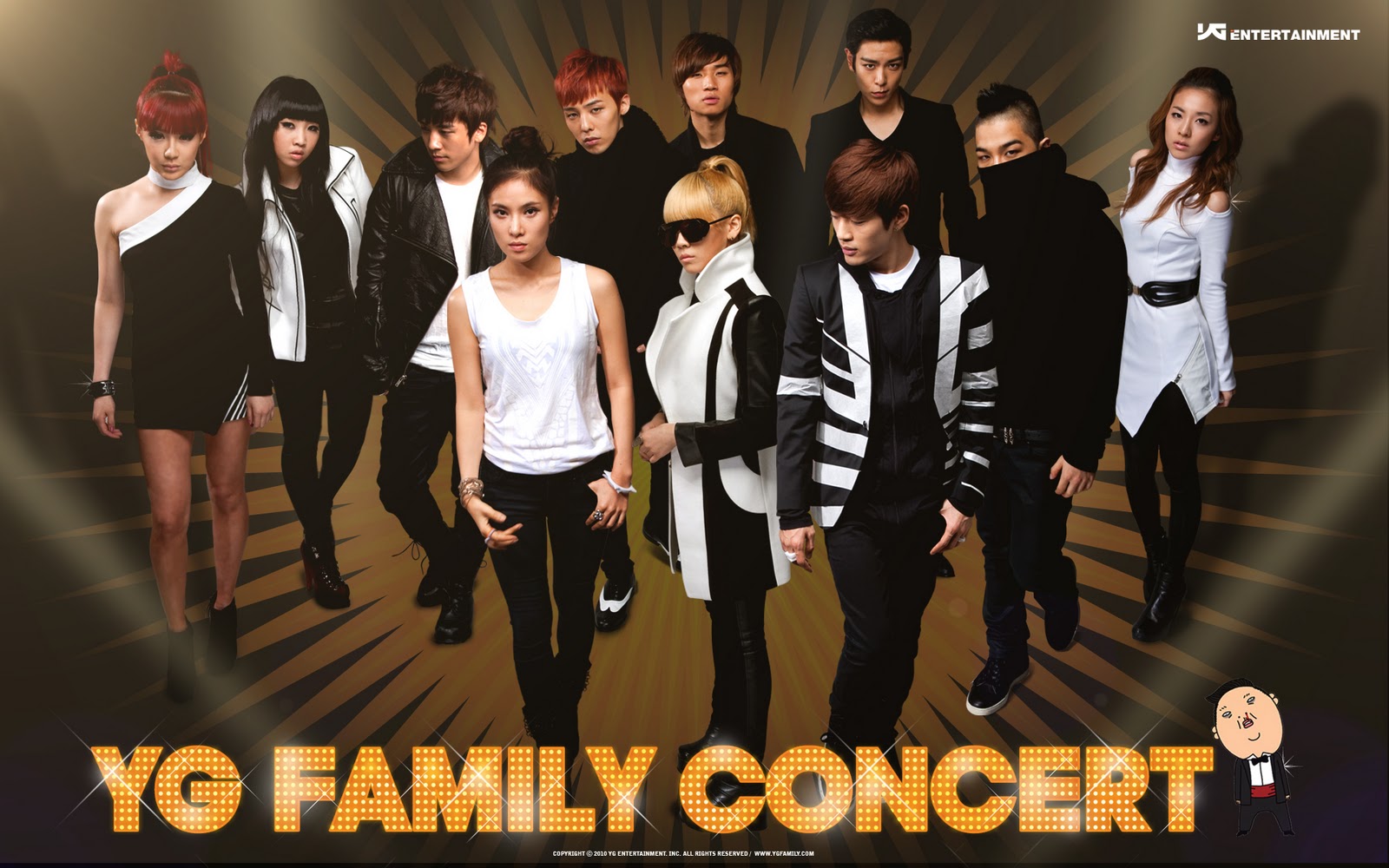 Daily2NE1♥: YG Family Concert 2010 Wallpaper