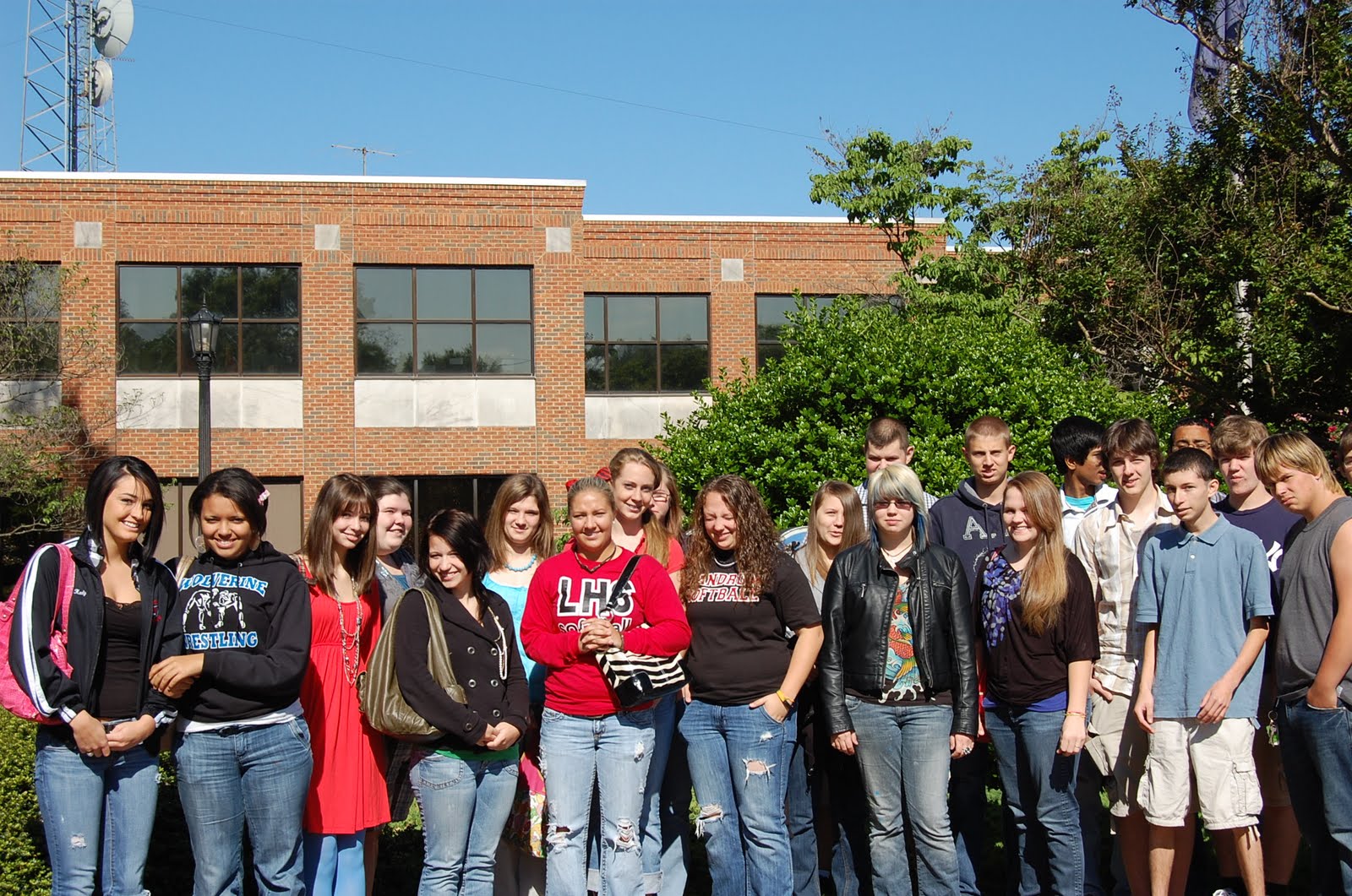Landrum High School Careers: Students explore WYFF Studio in Greenville, SC