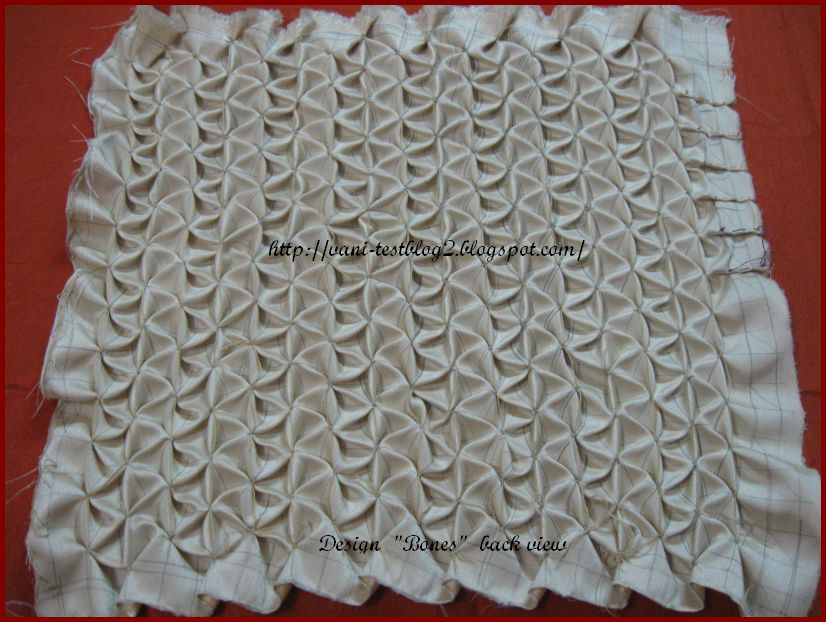 Vani's blog 2 : Front and back views of Canadian smocking designs