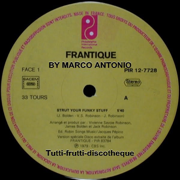 Descargas Tutti Frutti: Varios: Frantique (Strut Your Funky Stuff 1979‏)