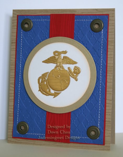JadeMingmei Designs: USMC Retirement Card...
